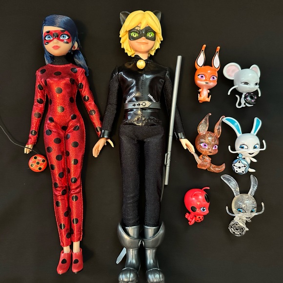 Bandai Namco | Toys | Miraculous Ladybug And Chat Noir Toy Set | Poshmark